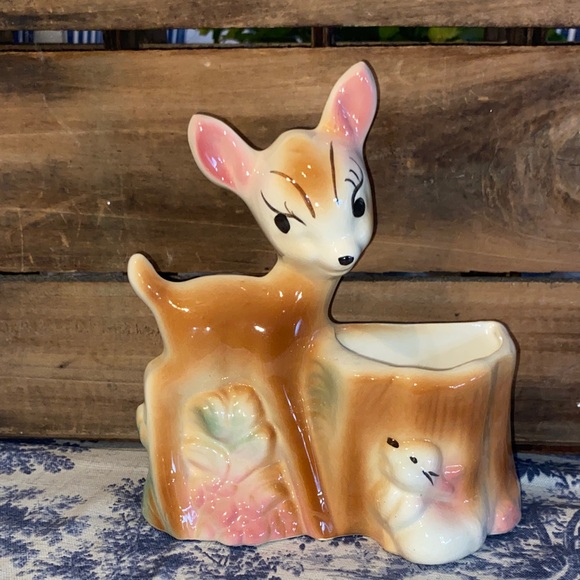 Vintage | Wall Decor | Vintage Disney 7 Years Old Leeds Potterybambi ...